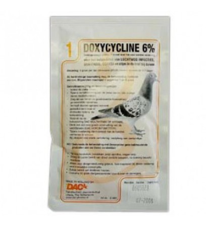 Doxycycline 6% - Ornithosis - Mycoplasmosis - by DAC