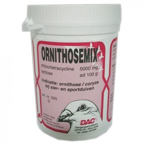 Ornithosemix 100gr - Ornithosis - Mycoplasmosis - by DAC